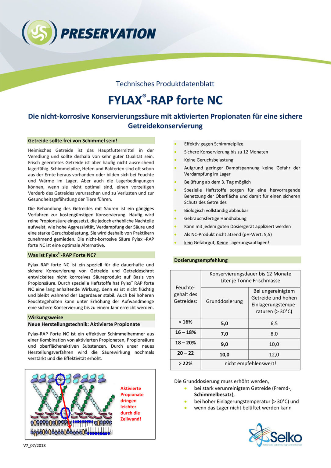 SELKO Fylax Rap Forte NC 225 lt. - Praxmayer Futtermittel